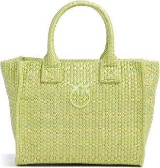 Pinko Pinko, Femme, Sacs, Vert, Taille: ONE Size Beach Shopper Mini