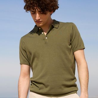 Bexley Braiden - Polo homme vert kaki