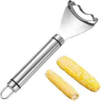 Generic Maishobel Maishobel Maishobel aus Edelstahl | Hobel und Schäler für effizienten und sicheren Mais | Küchenhelfer Robuster Schäler für Obst und für Hau