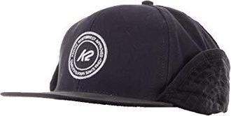 K2 Earflap Hat Cap Black, Taille:OneSize