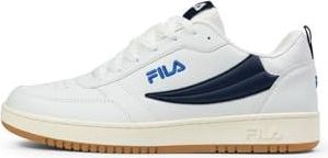 Fila Baskets REGA NF pour Homme, Blanc, Bleu Marine Antique, 42 EU, White FILA Navy Antique White, 42 EU