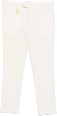 Manuel Ritz Homme, Pantalons, Beige, Taille: XL Pantalone Panna Stropicciato