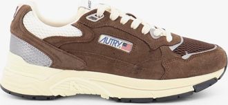 Autry Hyperway Low mesh and suede snrakers with iconic side logo - AUTRY - gender_Man