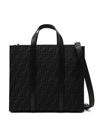 Fendi sac à main Zucca - Noir
