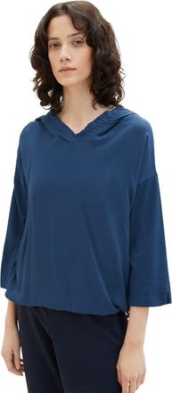 Tom Tailor Damen 1036777 T-Shirt, 11758 - Midnight Sail, XL