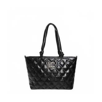 Lola Casademunt Gepolsterter Shopper Double Stitch - - Bags - Damen - Schwarzk - ONE SIZE