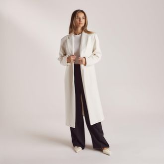 Lounge Veste Blazer en Laine - Crème - XS