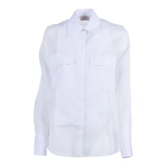 Mazzarelli Baumwollhemd - - Blouses & Shirts - Damen - Wei&szlig; - 2XL