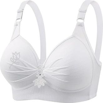 Generic Mince sans lacets confortable respirant sous-v&ecirc;tements grande taille boucle femme soutien-gorge col en V gilet Bralette soutien-gorge de sport soutien