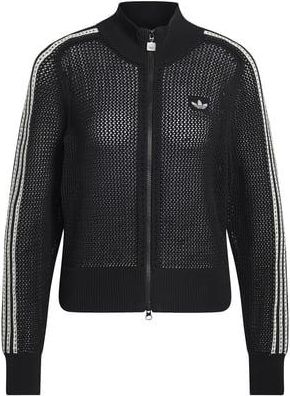 adidas Veste de surv&ecirc;tement &agrave; col montant en crochet