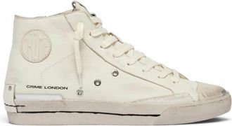 Crime London Homme, Chaussures, Blanc, Taille: 45 EU Recut High