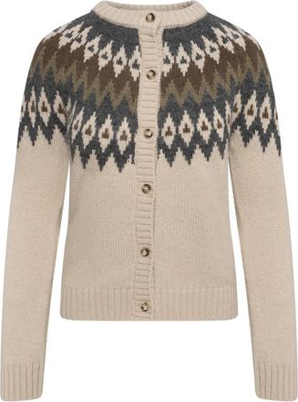 Max Mara Targa Cardigan - - Knitwear - Damen - Beige - M