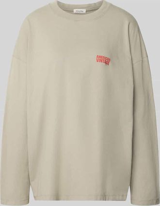 American Vintage Relaxed Fit Langarmshirt aus Baumwolle