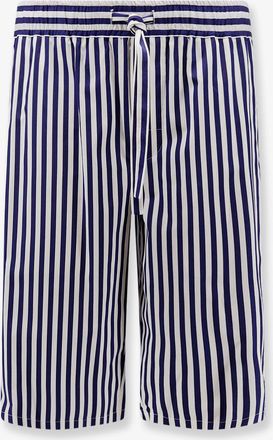 Dolce & Gabbana Cotton bermuda shorts with striped motif - DOLCE & GABBANA - gender_Man