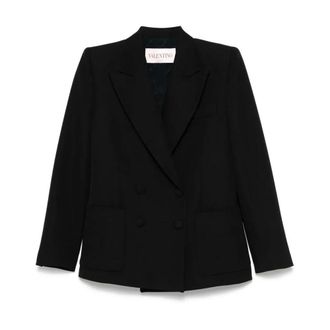 Valentino Garavani Veste crois&eacute;e - Femme - Vestes - Noir - Taille: 38 FR