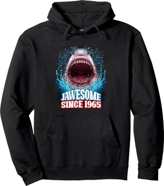 BDAZ 61. Geburtstag Jawesome Seit 1965 Shark 61 Jahre alt Pullover Hoodie