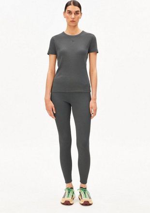 Armedangels T-Shirt GMT DYE RIB Ripp-T-Shirt aus Bio-Baumwoll Mix Slim Fit