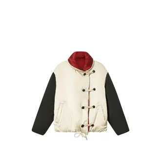 Isabel Marant Bleza Silk Satin Puffer Jacket