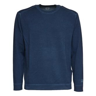 C.P. Company C.p. Company, Homme, Pulls, Bleu, Taille: XL SweaT-shirt Double Teinture