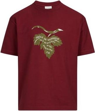 Dr&ocirc;le de Monsieur T-shirt col rond &agrave; motif en coton