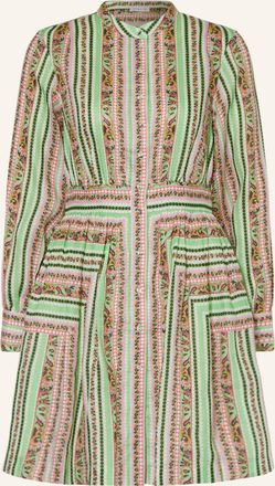 Mrs & Hugs Mrs & Hugs Hemdblusenkleid Aus Leinen gruen