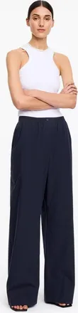 Arket Lockere Baumwollhose -Blau