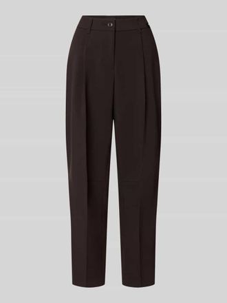 Cambio Cropped Barrel Leg Hose mit Bundfalten Modell Ortensia