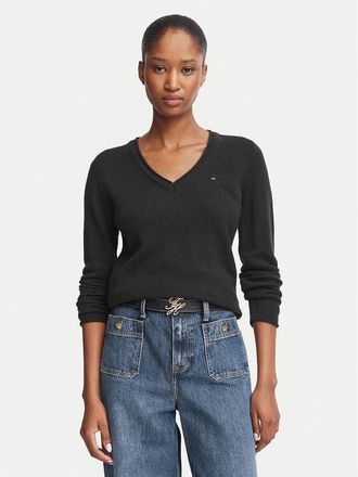 Tommy Hilfiger Pullover WW0WW43505 Schwarz Regular Fit