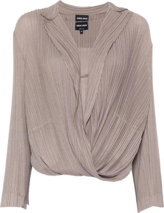 Giorgio Armani Femme, Blouses et Chemises, Beige, Taille: 34 FR Combinaison