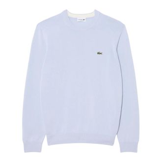 Lacoste Monochromer Baumwollpullover mit Rundhalsausschnitt - - Sweatshirts & Hoodies - Herren - Blau - 2XL