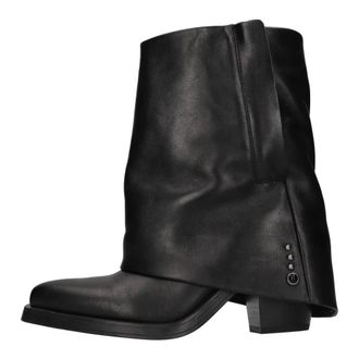 Ash Lederschaftsstiefeletten - - Shoes - Damen - Schwarzk - 36 EU