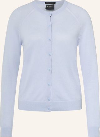 HUGO BOSS Strickjacke Fonami blau