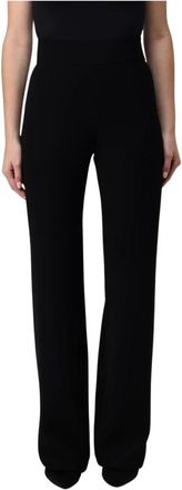 Emporio Armani Femme, Pantalons, Noir, Taille: 44 FR Pantalon Jambe Droite