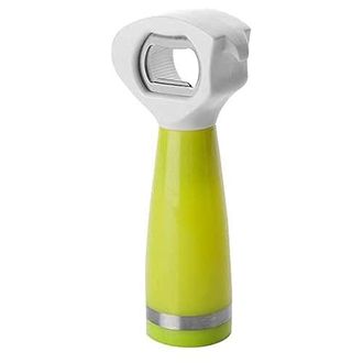 Ibili Bottle and tin Opener 18 cm 3in1, Stainless Steel, Silver/Green/White, 18 x 8 x 5 cm