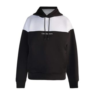 Calvin Klein Color Block Kapuzenpullover - - Sweatshirts & Hoodies - Herren - Schwarzk - L