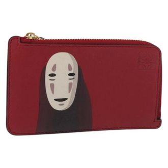 Loewe Porte-cartes Pre-owned - Femme - Pre-owned - Rouge - Taille: ONE Size
