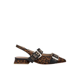 Alma En Pena Breiter Schnallenschuh mit Absatz - - Shoes - Damen - Braun - 36 EU