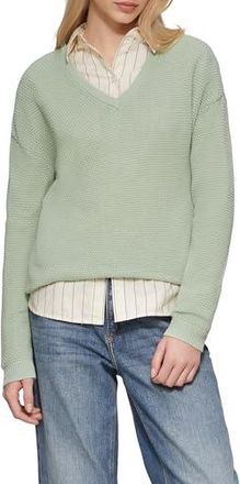 QS by s.Oliver 2162946 Pull-Over, Vert Clair, M Femme