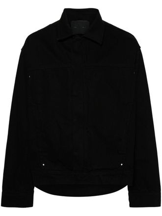 Heliot Emil veste en jean à capuche - Noir