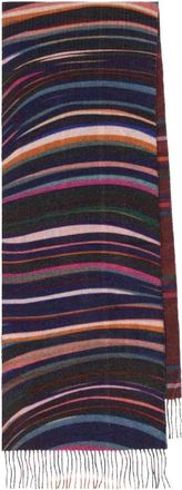 Paul Smith Femme, Accessoires, Multicolore, Taille: ONE Size Sciarpa Swirl Misto Cachemire