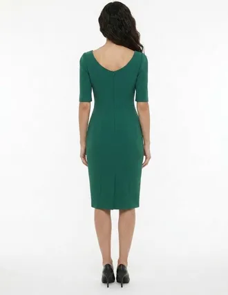 Dolce & Gabbana Womens Green Acetate Casual Dress