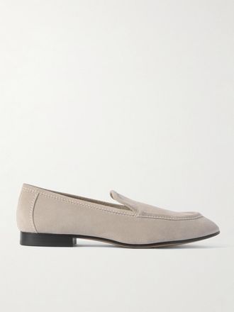 Le Monde Beryl Loafers Aus Veloursleder - Grau