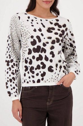 Monari Rundhalspullover 410292 waschbar