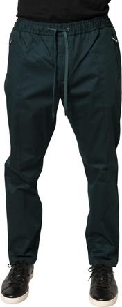 Dolce & Gabbana Cotton-Elastane Joggers - Green