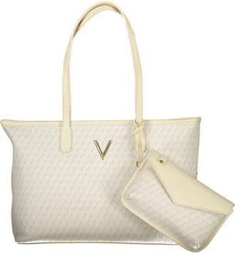 Mario Valentino Mario Valentino Beigefarbene Polyurethan Damen-Handtasche