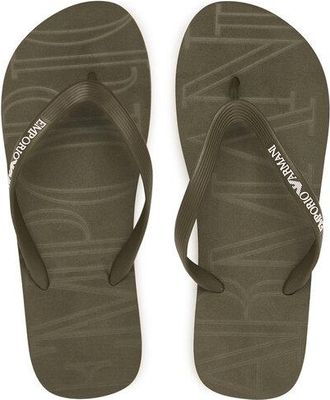 Emporio Armani Zehentrenner EX000041 AF22188 M7170 Dunkelgr&uuml;n