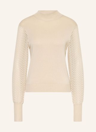 Rino&Pelle Rino & Pelle Pullover Kalinka Im Materialmix weiss