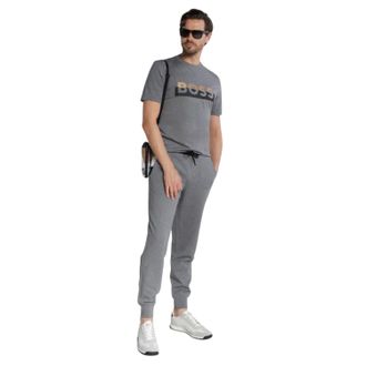 HUGO BOSS T-Shirt f&uuml;r Herren, Regul&auml;r (Mittelgrau)