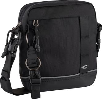 Camel Active Herren Connect Umh&auml;ngetasche mit abnehmbarem Schulterriemen Schwarz, Menswear-S