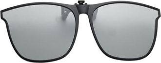 Generic Lunettes de soleil clip sur lunettes de vue, lunettes de soleil avec clips, lunettes de soleil polaris&eacute;es avec clip sur les lunettes Protection UV, lu